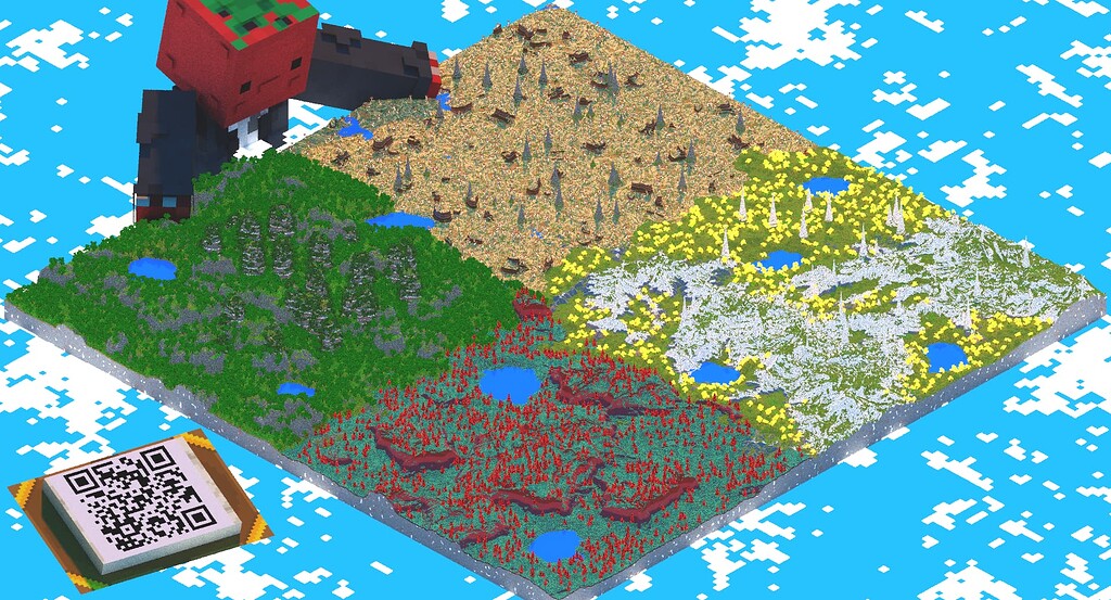 😎 Showcase - 3k x 3k WorldMachine map for Minecraft - Works in Progress ...