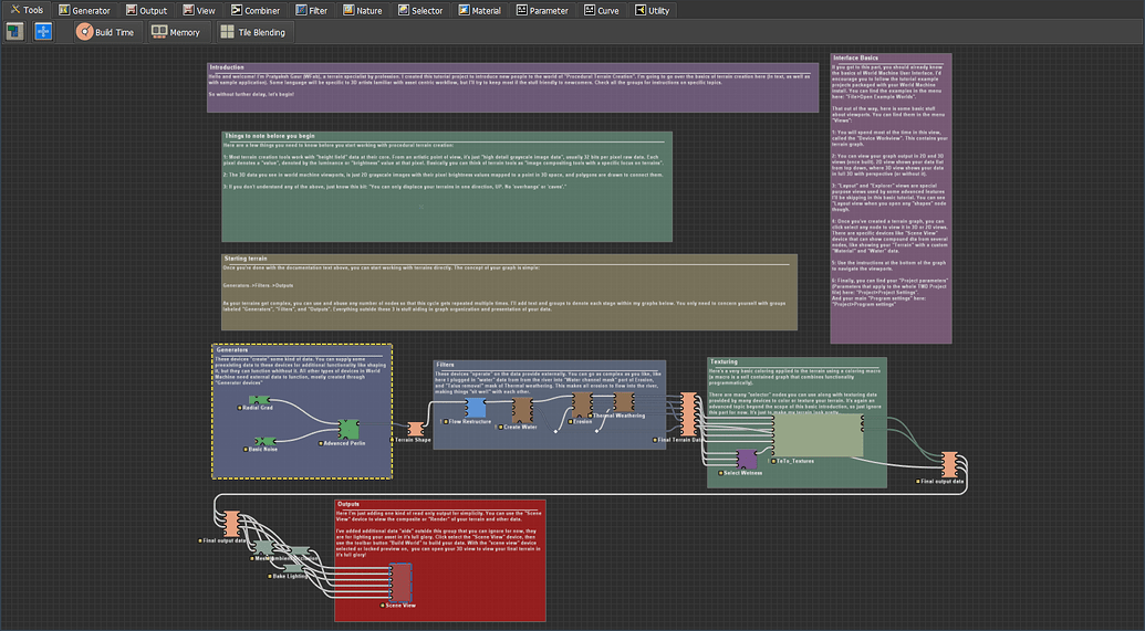 Tutorial Project: Basics of procedural terrain modelling in World Machine - Help! How do I ...