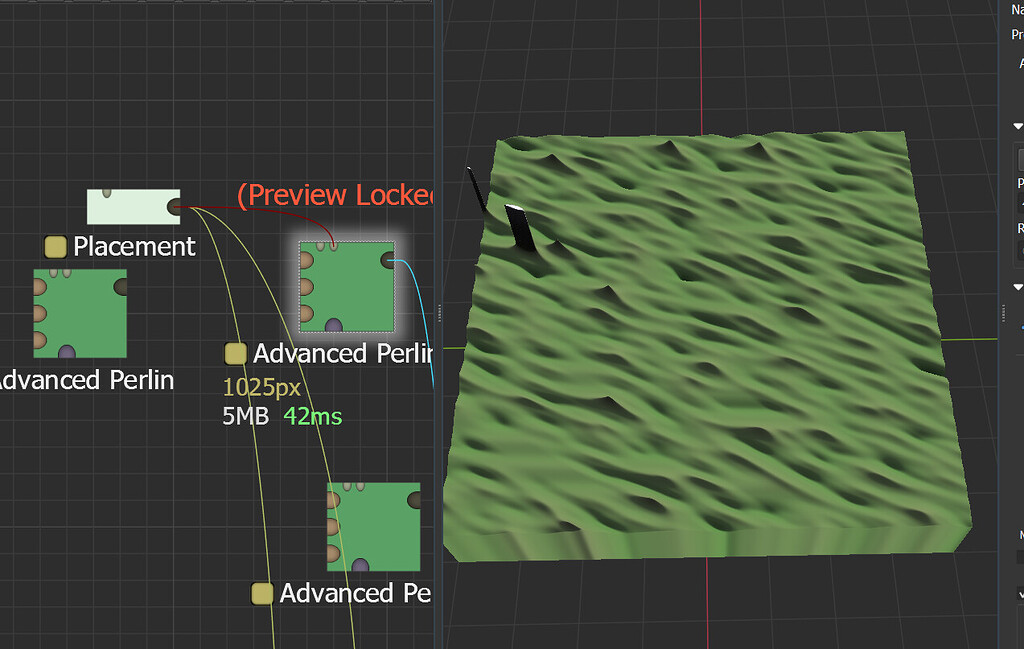 4043 - Advanced Perlin do not process placement with inputs connnected - Bug Reports - World ...