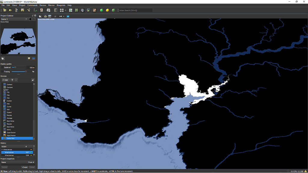 Create Water - Rivers Do Not Touch the Ocean Uniformly - Help! How do I ...